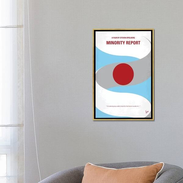 iCanvas "Minority Report Minimal Movie Poster" by Chungkong Framed Canvas Print - Bed Bath ...